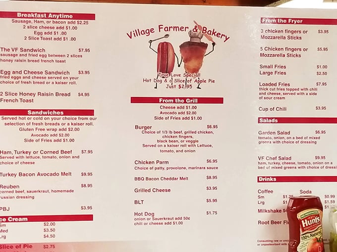 This unassuming menu hides culinary treasures that would make fancy big-city restaurants weep with jealousy.