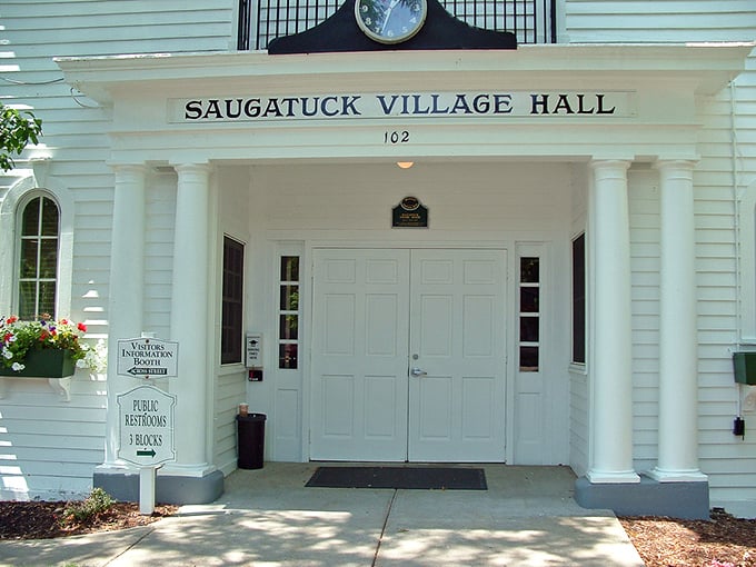 Step through these doors and you've officially entered small-town America. The Village Hall welcomes visitors with the kind of charm money can't manufacture.