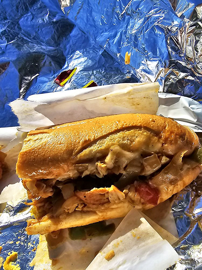 This chicken creation isn't just a sandwich; it's a masterclass in texture and flavor that makes you wonder why you'd ever order anything else.