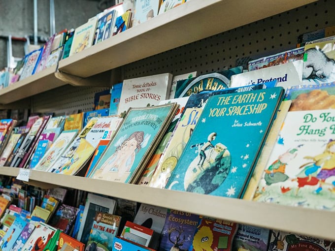 Every childhood classic finds a second home here. That blue spaceship book? It launched a thousand imaginations before yours&mdash;and costs less than a coffee.