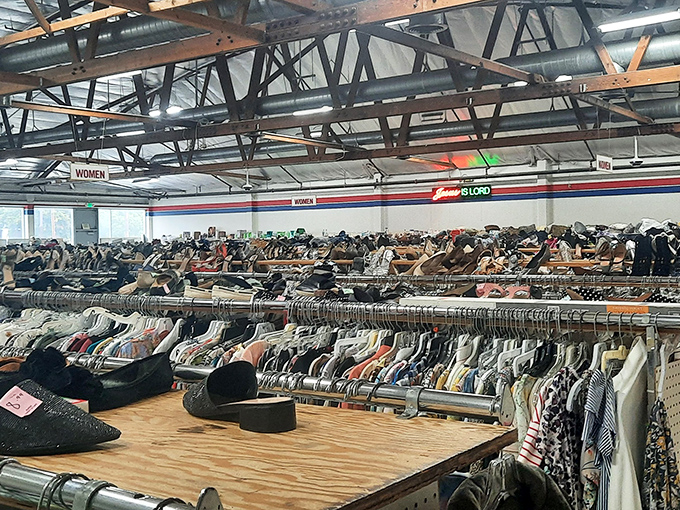 The footwear section: where yesterday's impulse buys become tomorrow's vintage treasures. One person's "what was I thinking" is another's "where have you been all my life?"