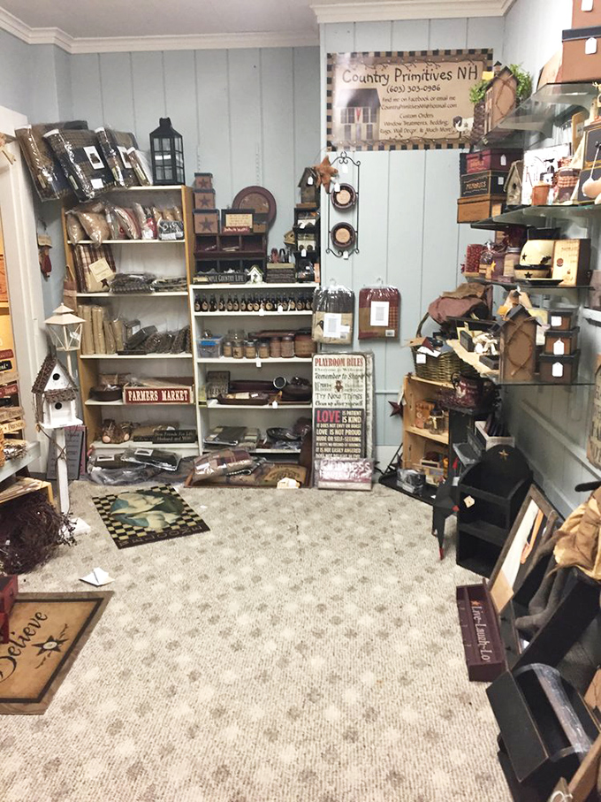 Country Primitives NH creates a rustic haven within the larger labyrinth, where farmhouse chic meets authentic Americana. Martha Stewart would approve!