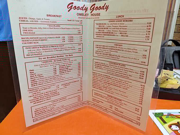 The menu reads like breakfast poetry &ndash; simple offerings executed with perfection rather than pretension, promising satisfaction without fancy food terminology.