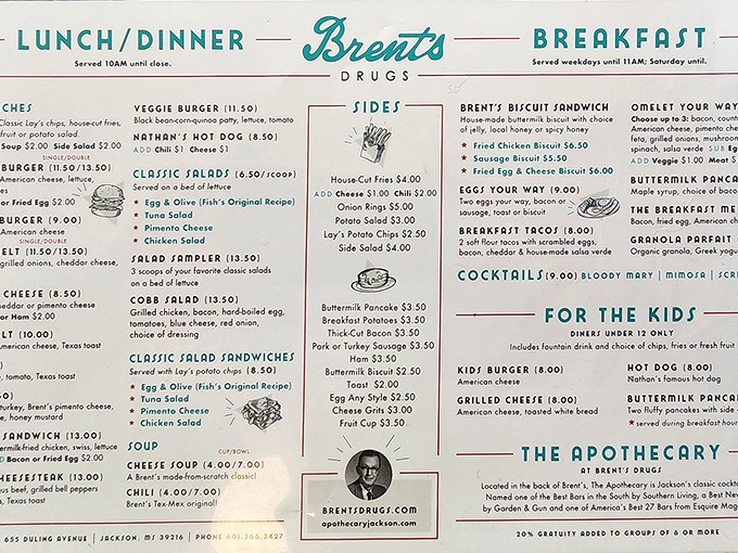 This isn't just a menu&mdash;it's a roadmap to happiness. Each item represents decades of perfected recipes that have satisfied generations.