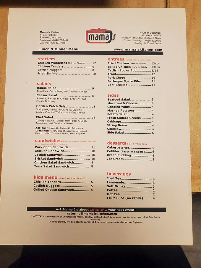 This menu isn't just a list of dishes&mdash;it's a roadmap to soul food nirvana, with every Southern classic represented in its most authentic form.