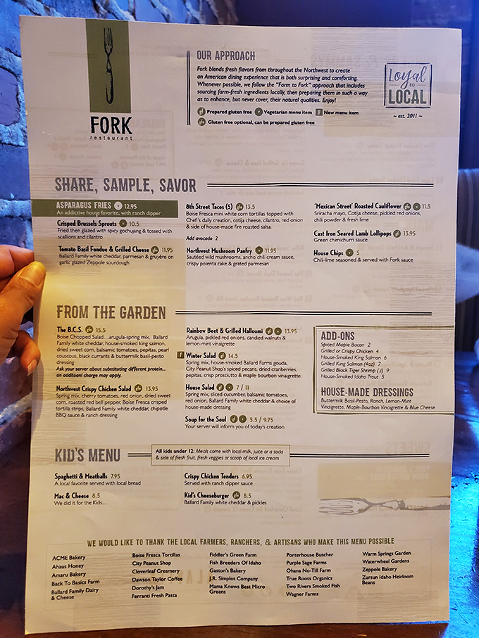 Farm to Fork isn't just clever wordplay here&mdash;it's a delicious manifesto spelled out in asparagus fries, rainbow beets, and locally-sourced goodness.