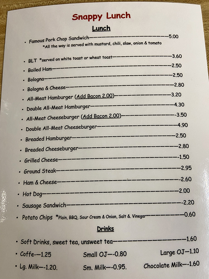 A menu where nothing needs explanation and everything delivers satisfaction. Nostalgia never tasted so affordable.