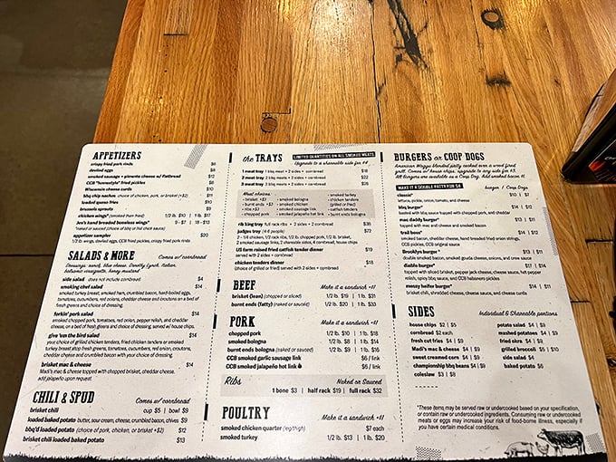 A menu that reads like barbecue poetry&mdash;each category a different verse in an epic meat sonnet that makes decision-making deliciously difficult.