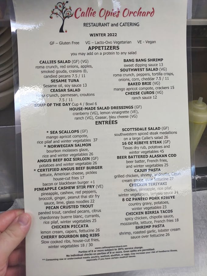 This menu isn't playing around. One glance and you'll notice your biggest problem is deciding which delicious option to pick.