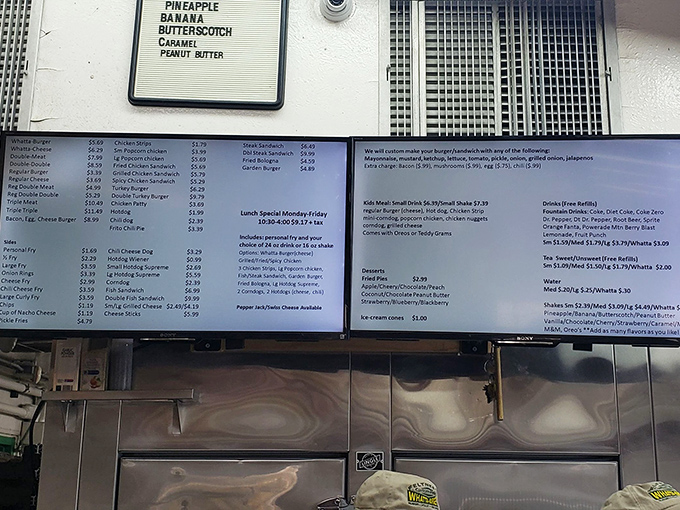 This menu board isn't just a list&mdash;it's a roadmap to happiness. Each item represents decades of burger craftsmanship.