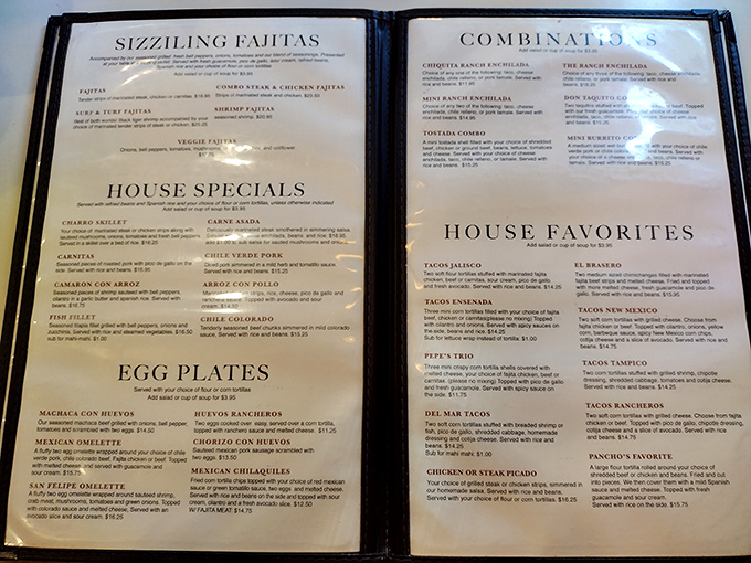 This menu isn't just a list&mdash;it's a roadmap to happiness. Each section promises a different journey through Mexico's culinary landscape.