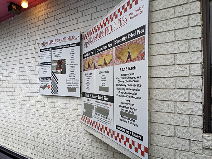 The menu board &ndash; a roadmap to happiness. Each listing represents not just a meal, but a potential memory in the making.