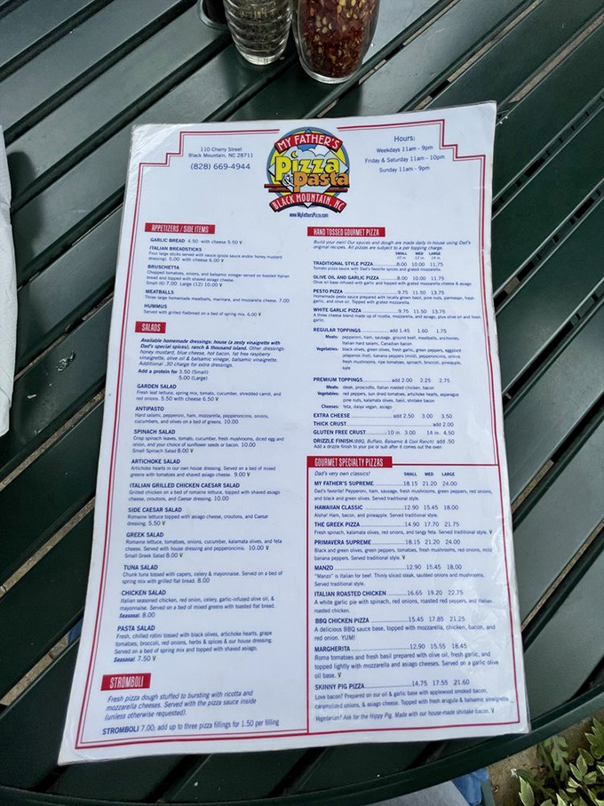 The menu reads like a love letter to Italian-American classics, with specialties that have locals making the drive from counties away.