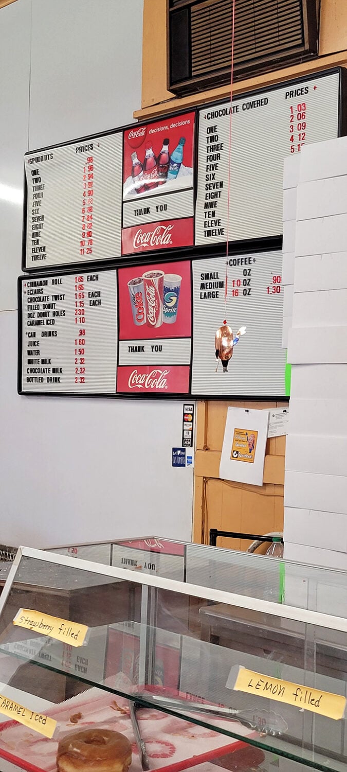 Those prices aren't typos&mdash;they're relics from a more civilized era. Where else can you get a dozen heavenly donuts for less than the cost of one fancy coffee?