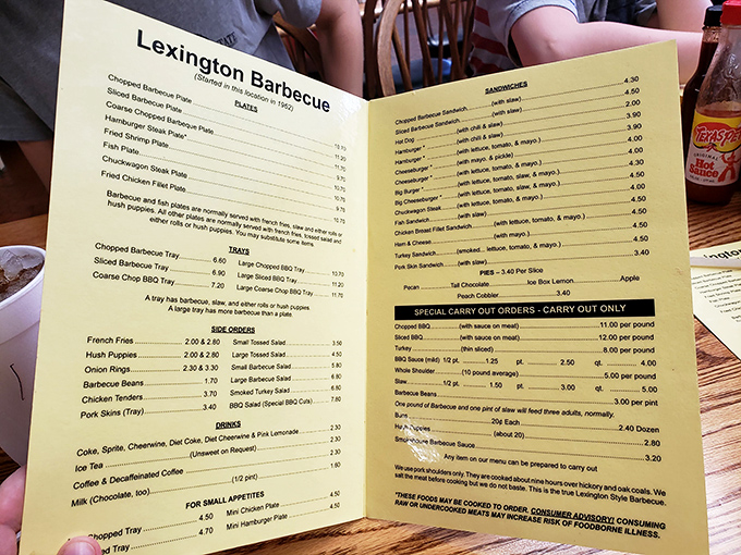 A menu so focused on barbecue perfection, it makes Marie Kondo look indecisive. Simplicity is the ultimate sophistication.