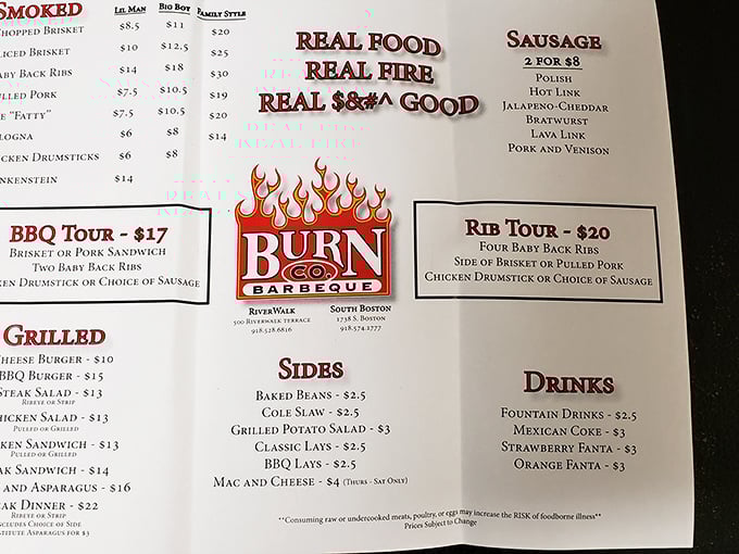 This menu isn't just a list &ndash; it's a roadmap to happiness with options like "The Fatty" that make cardiologists wince and taste buds dance.