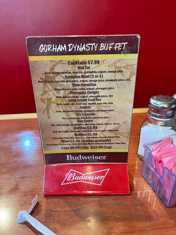 The cocktail menu promises tropical escapes at White Mountain prices. That Scorpion Bowl might have you seeing the local wildlife differently.