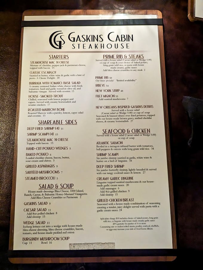 The menu reads like a love letter to carnivores—where decisions aren't just difficult, they're existential crises waiting to happen.
