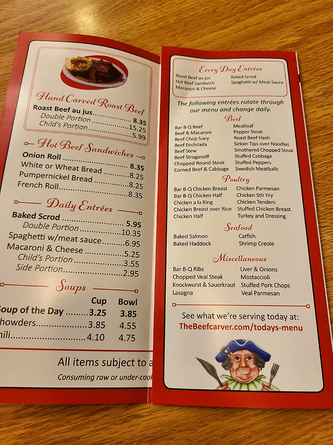 A menu that doesn't need a translator or a second mortgage. The classics are all here, waiting patiently like old friends.