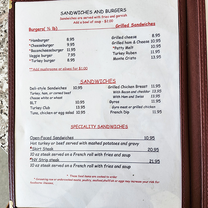 A menu that doesn't need fancy fonts or artisanal descriptions &ndash; just honest food that has kept Chicagoans coming back for generations.