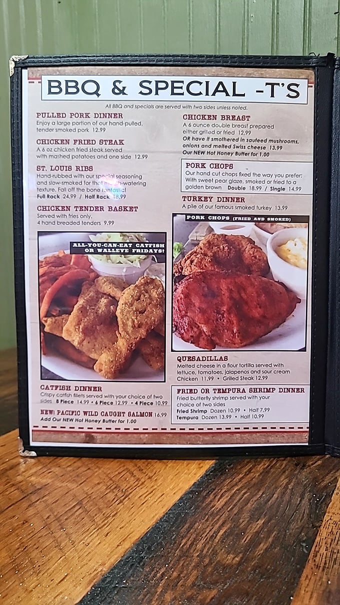 The menu doesn't need fancy fonts or pretentious descriptions—just honest food that speaks the universal language of "get in my belly now."