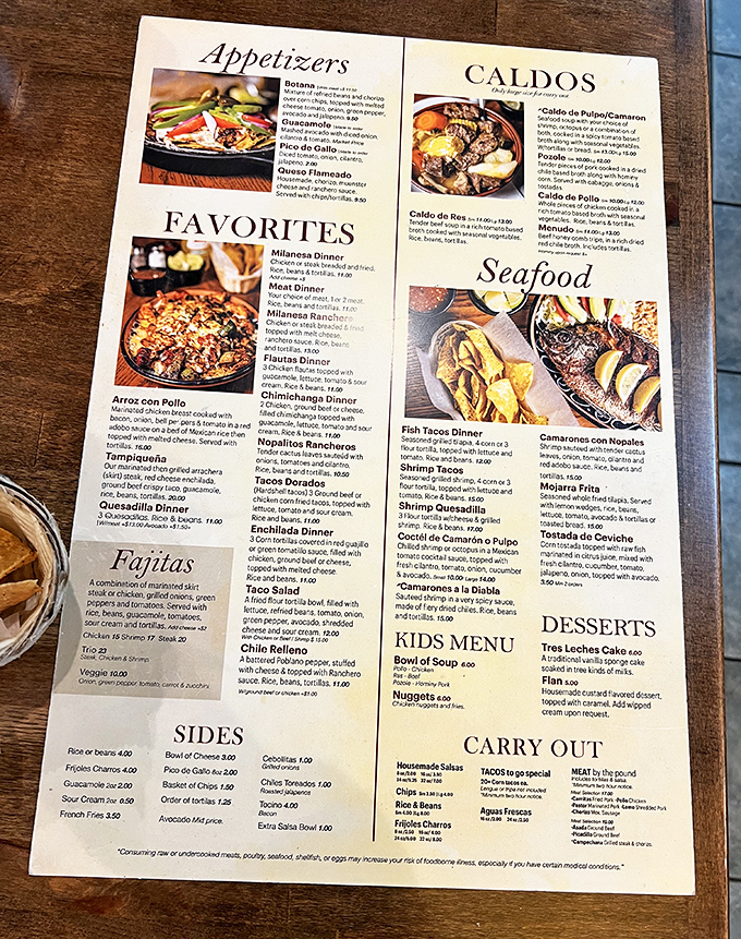 The menu reads like a love letter to Mexican cuisine, with everything from traditional tacos to seafood specialties that'll make you forget you're in Michigan.
