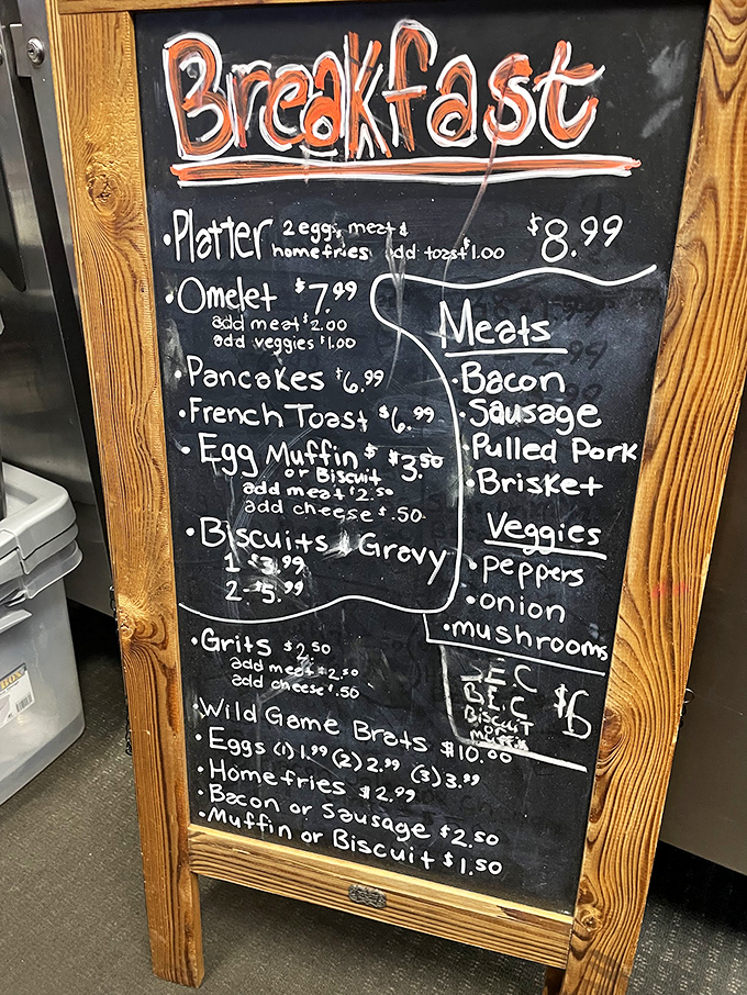 Breakfast that doesn't mess around. When your morning can include pulled pork and brisket, why settle for cereal?