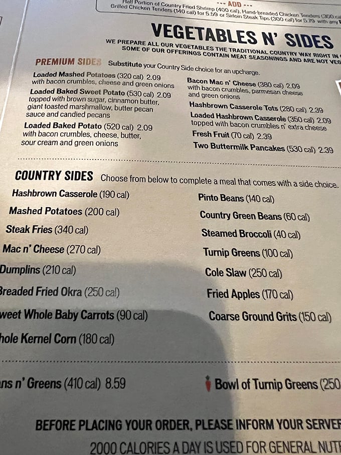 The menu reads like a love letter to Southern cooking. Each side dish deserves its own moment of glory&mdash;especially that hashbrown casserole.