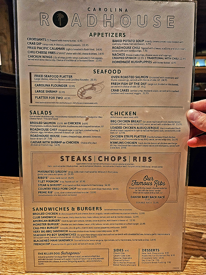 Not just a menu, but a roadmap to happiness. Each section promises a different kind of culinary joy waiting to be discovered.