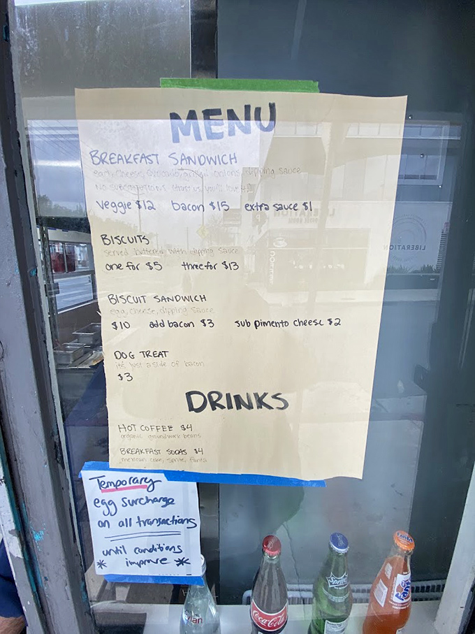 A menu so straightforward it's practically zen. No fancy descriptions needed when your food speaks fluent delicious.