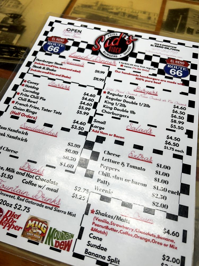 This no-nonsense menu tells you everything you need to know&mdash;they're not hiding behind fancy descriptions because the food speaks volumes for itself.