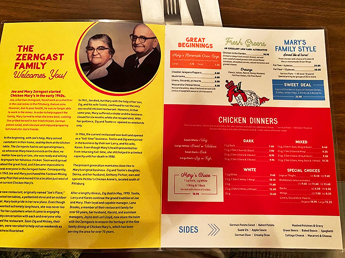 A menu that doesn't need constant reinvention. When you've perfected fried chicken over generations, you stick with what works&mdash;and Kansas is grateful.