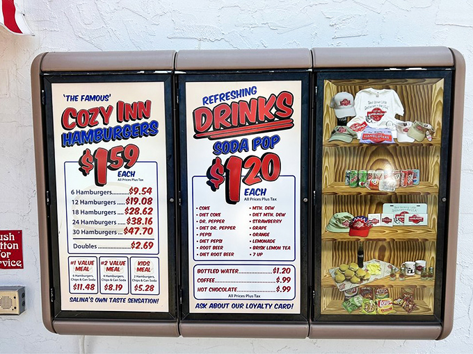 Simple menu, extraordinary results. At Cozy Inn, decision fatigue isn't on the menu—just perfectly crafted sliders and classic sodas.