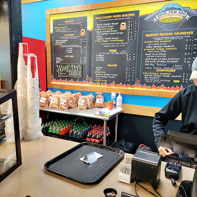 The menu board at Ridge View isn't just a list&mdash;it's a roadmap to happiness. Choose your own adventure, but there are no wrong turns.