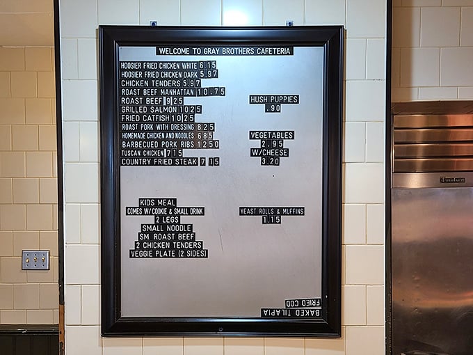 The menu board at Gray Brothers is like a roadmap to happiness&mdash;where every destination promises to expand both your heart and your waistline.