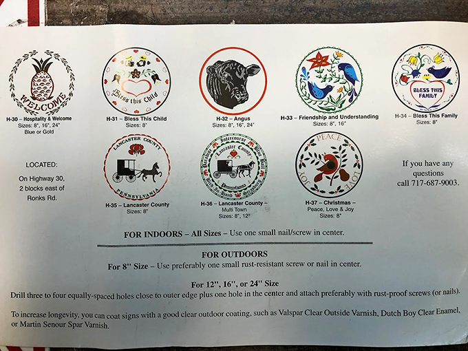 These colorful hex signs aren't just decorative&mdash;they're pieces of Pennsylvania Dutch folk art tradition, each pattern carrying its own meaning.
