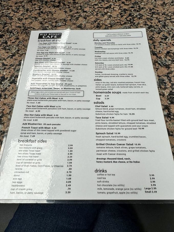 This menu isn't just a list of food&mdash;it's a roadmap to happiness. Breakfast all day is civilization's greatest achievement.