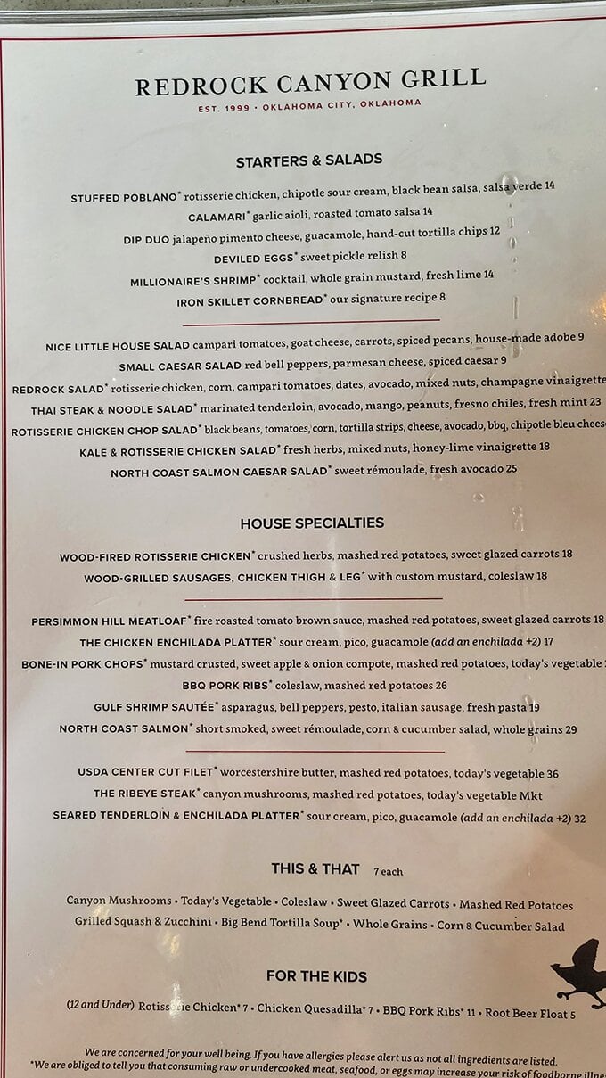 A menu that reads like a love letter to American cuisine. The hardest relationship you'll navigate tonight is choosing between all these tempting options.