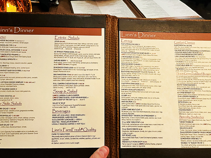 This menu isn't just a list of options&mdash;it's a roadmap to happiness with "Comfort Classics" that live up to their name.