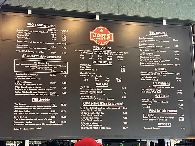 The menu board of dreams. Like reading poetry where every stanza ends with "and then you eat something amazing."
