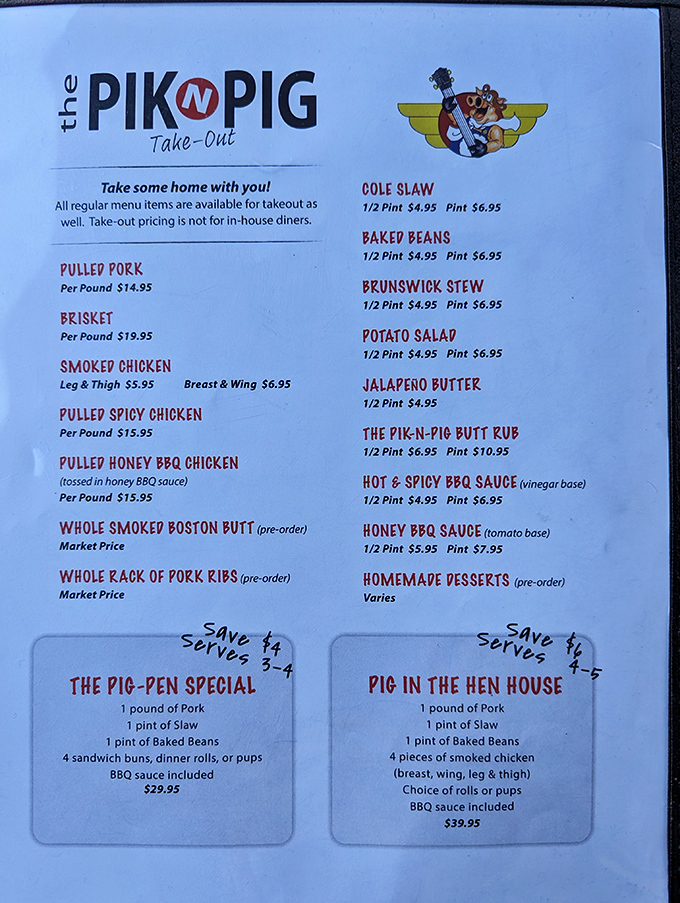 A menu that gets right to the point: meat, sides, and combinations thereof. No pretension, just delicious options that'll make decision-making delightfully difficult.