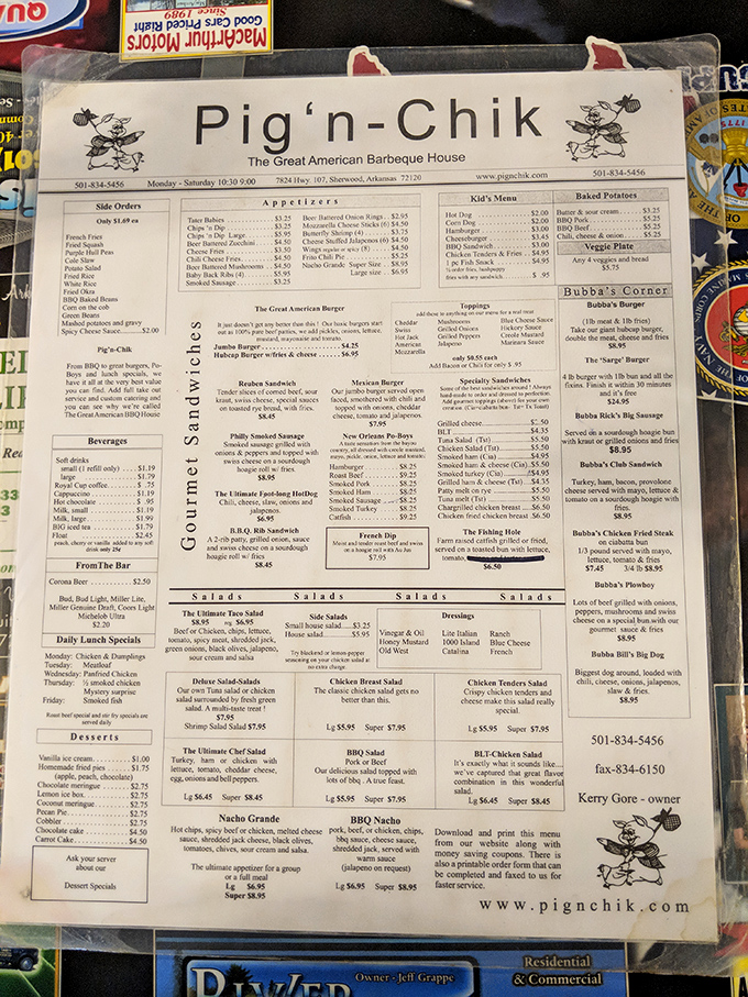 The menu&mdash;a roadmap to happiness. So many choices it's like trying to pick a favorite Beatles album. Impossible, so you'll just have to come back repeatedly.