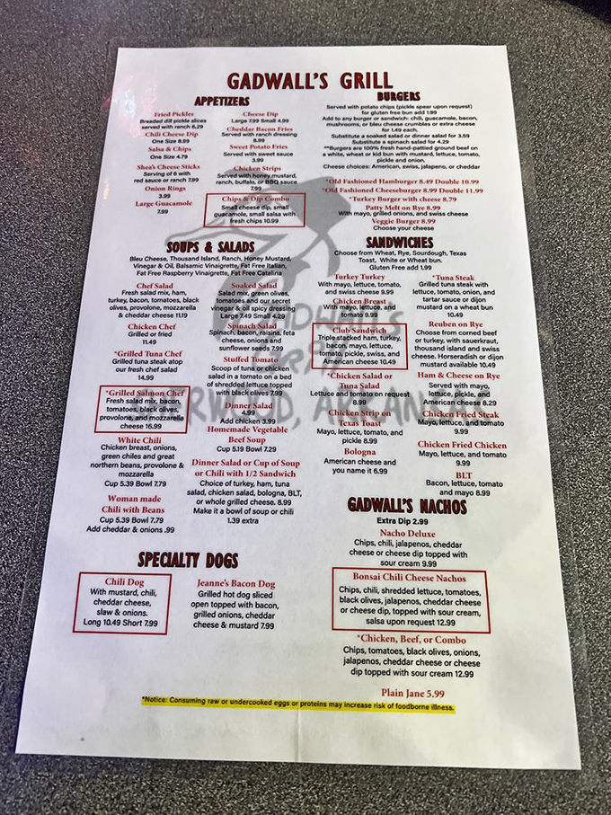 A menu that doesn't need fancy fonts or pretentious descriptions&mdash;just honest food that makes decision-making the hardest part of your visit. Choose wisely, my friends.