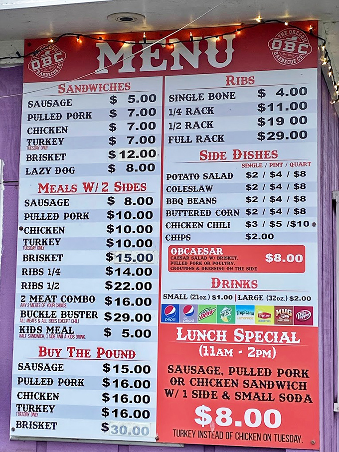 The menu of dreams. Like a treasure map where X marks the spot for your next food coma.