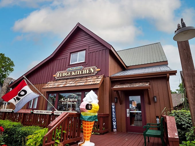 The Nashville Fudge Kitchen isn't just a shop&mdash;it's a shrine to sugar where that giant ice cream cone statue practically whispers your name.