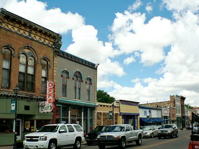 Old Town's historic buildings stand like patient sentinels, their vintage signs hinting at stories spanning generations. No slot machines, just authentic American history.