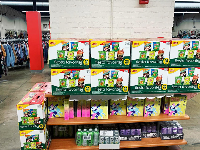 Even the snack aisle has hidden gems. These Fiesta Favorites might fuel your treasure-hunting expedition through aisles of vintage delights.