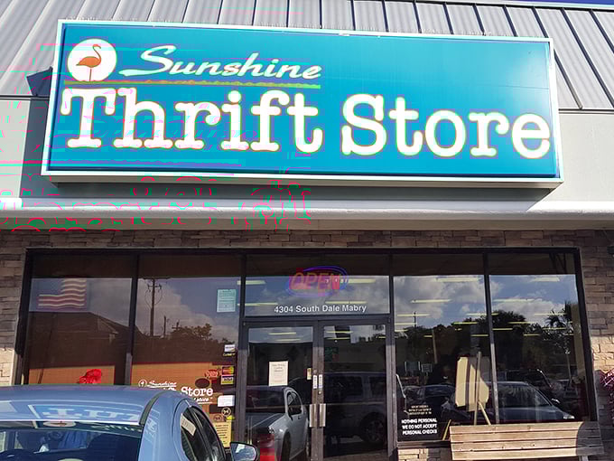 That iconic turquoise sign with its flamingo mascot&mdash;Florida's version of the North Star for bargain hunters. The gateway to a parallel universe where everything costs less.