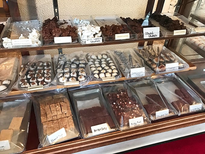 The chocolate lineup that would make Willy Wonka himself take notes. Each tray reveals another reason why willpower doesn't stand a chance here.