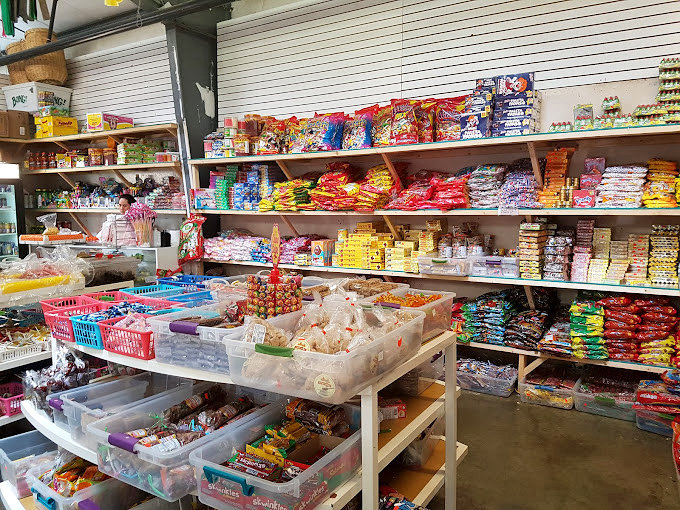 Sweet temptations line these shelves in a kaleidoscope of colors&mdash;proof that calories don't count when they're this culturally authentic.